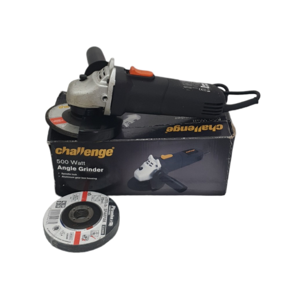 Challenge 500 Watts Angle Grinder with Extra Discs - Own4Less
